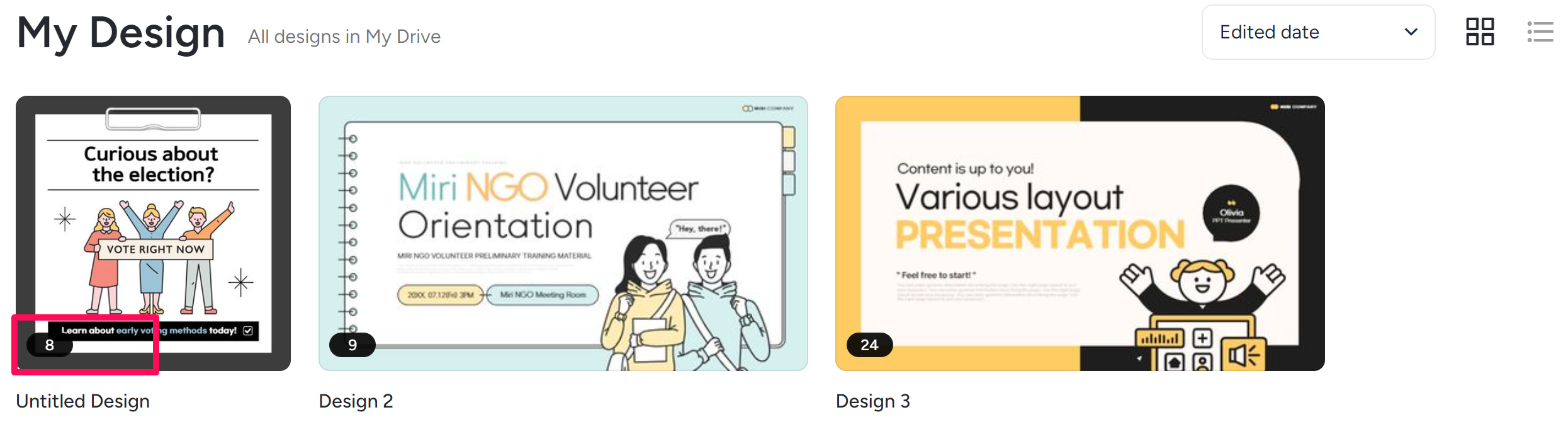 Design Approval Management – Help center - MiriCanvas